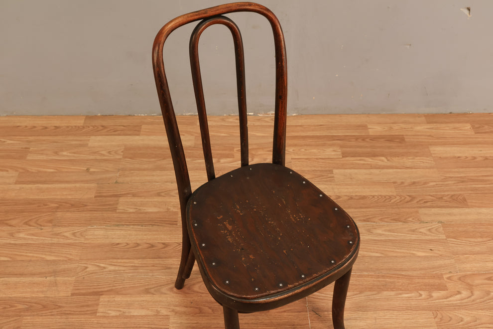 Thonet-Style Dark Wood Side Chair - ONLINE ONLY – Furnish Green